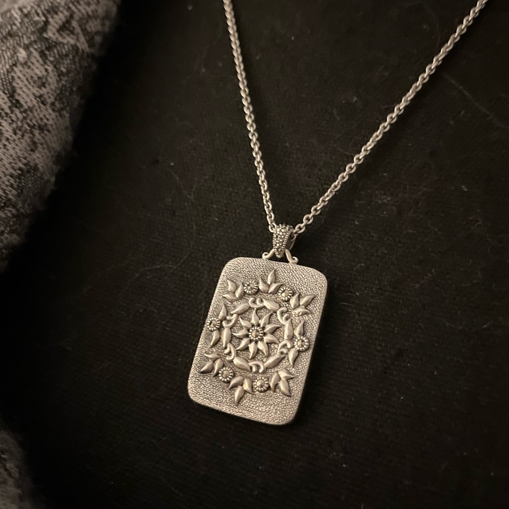 Judith Jack Antique Sterling Silver Marcasite Photo F… - Gem